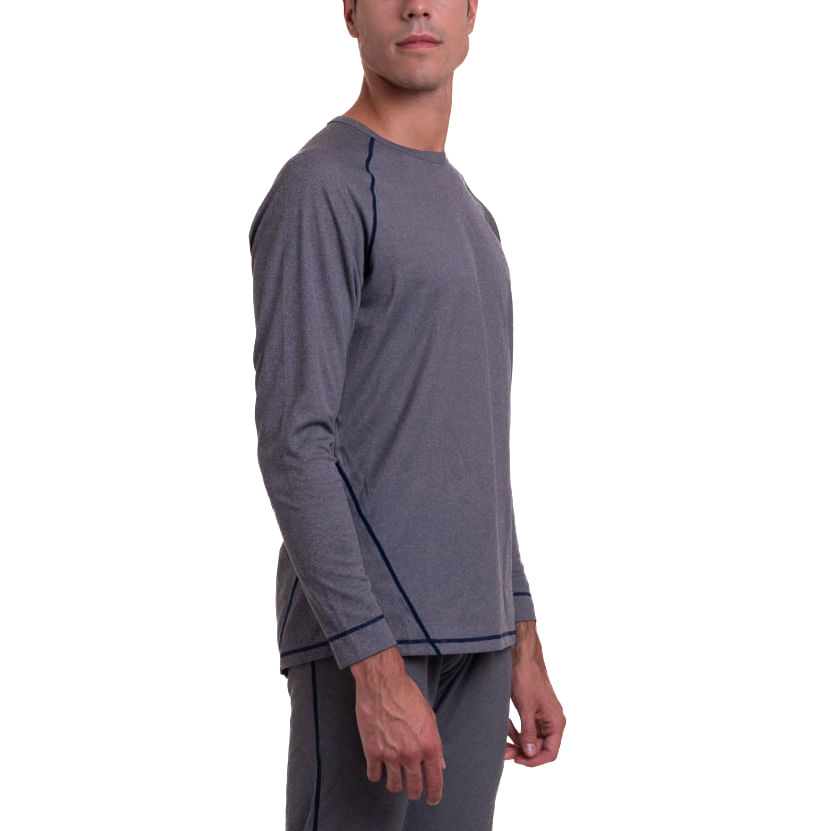 Remera Termica Baxter Underwear Mangas Largas Gray