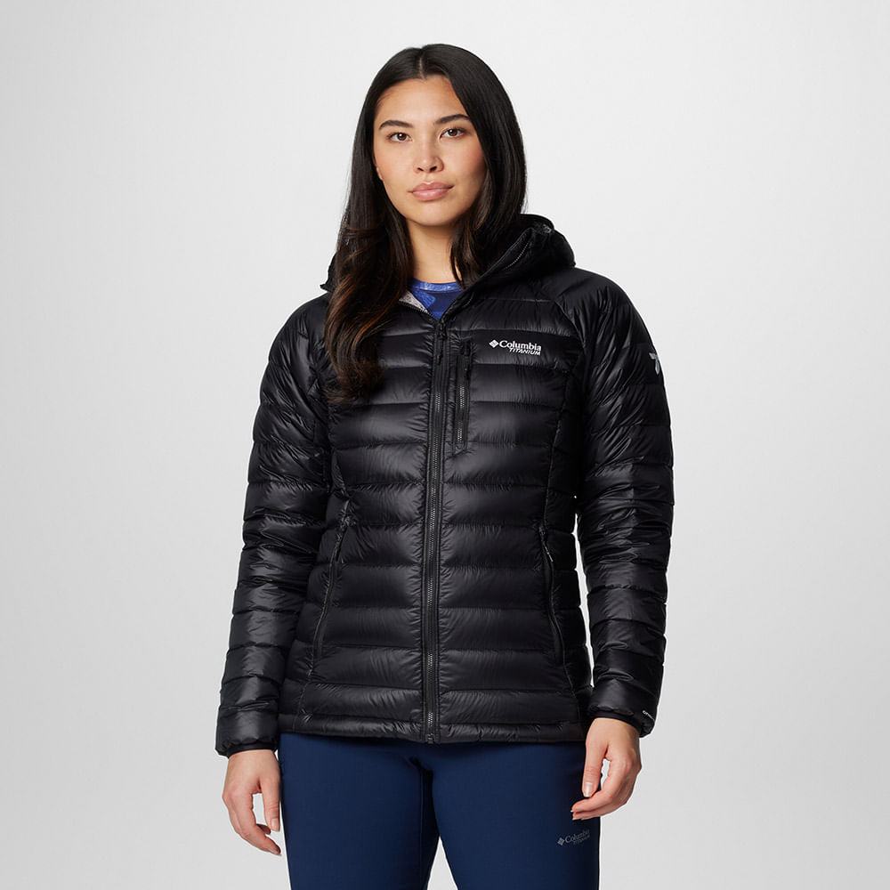 Campera Arctic Crest Down Hooded Jacket - Black