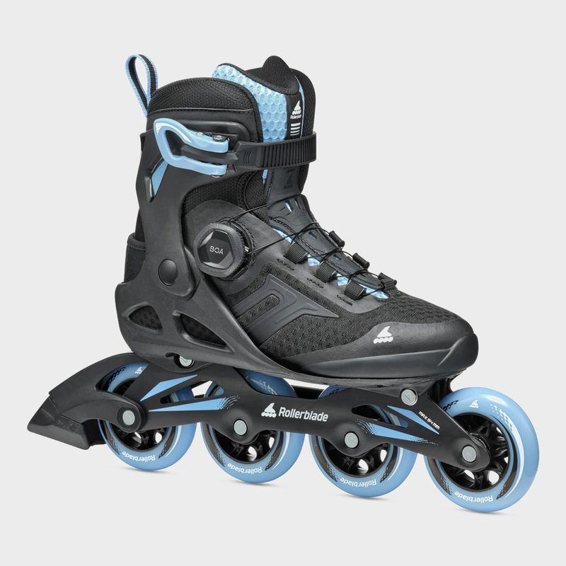 Rollers Rollerblade Macrob.84 Boa W (Black/Powder Blue)