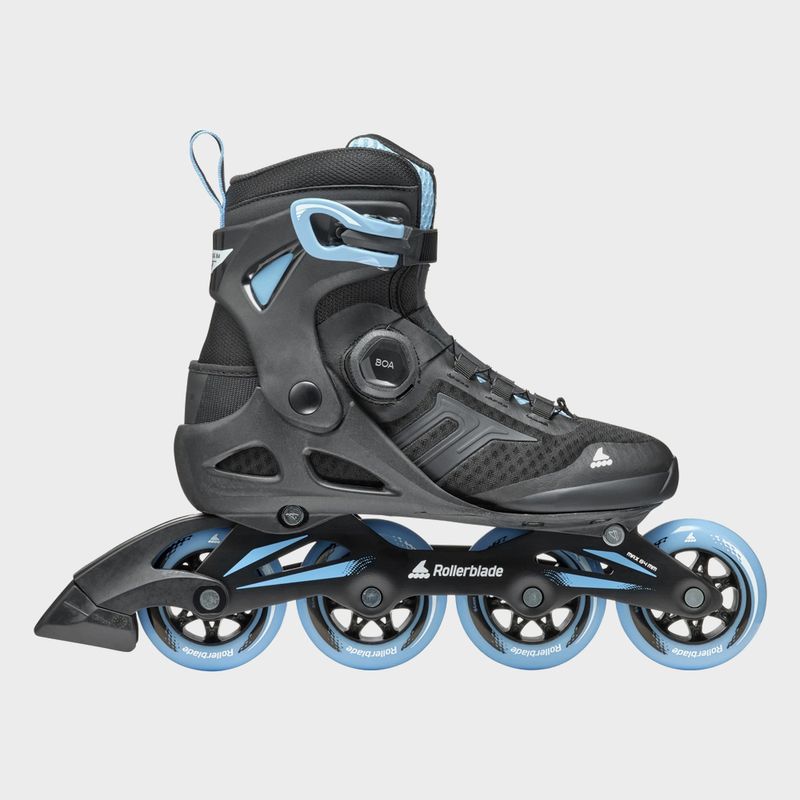 Rollers Rollerblade Macrob.84 Boa W (Black/Powder Blue)