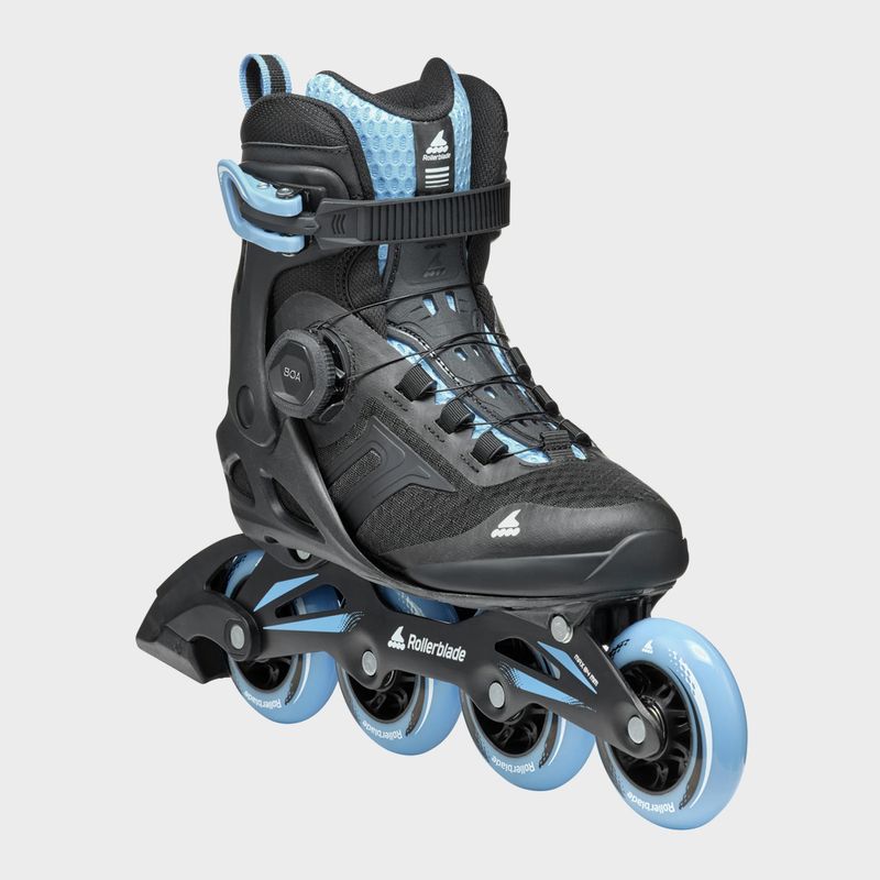 Rollers Rollerblade Macrob.84 Boa W (Black/Powder Blue)